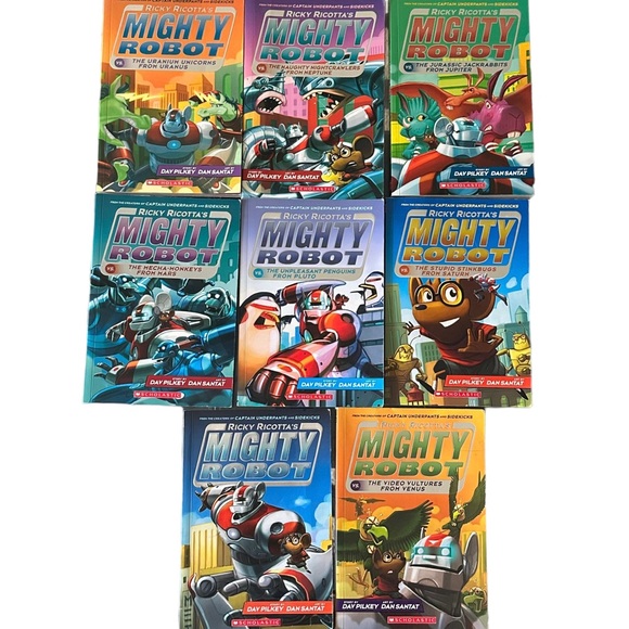 Scholastic | Toys | Ricky Ricottas Mighty Robot Childrens Graphic Novel ...